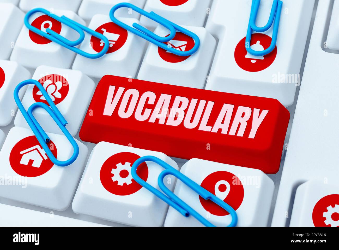 Text showing inspiration Vocabulary. Conceptual photo collection of ...