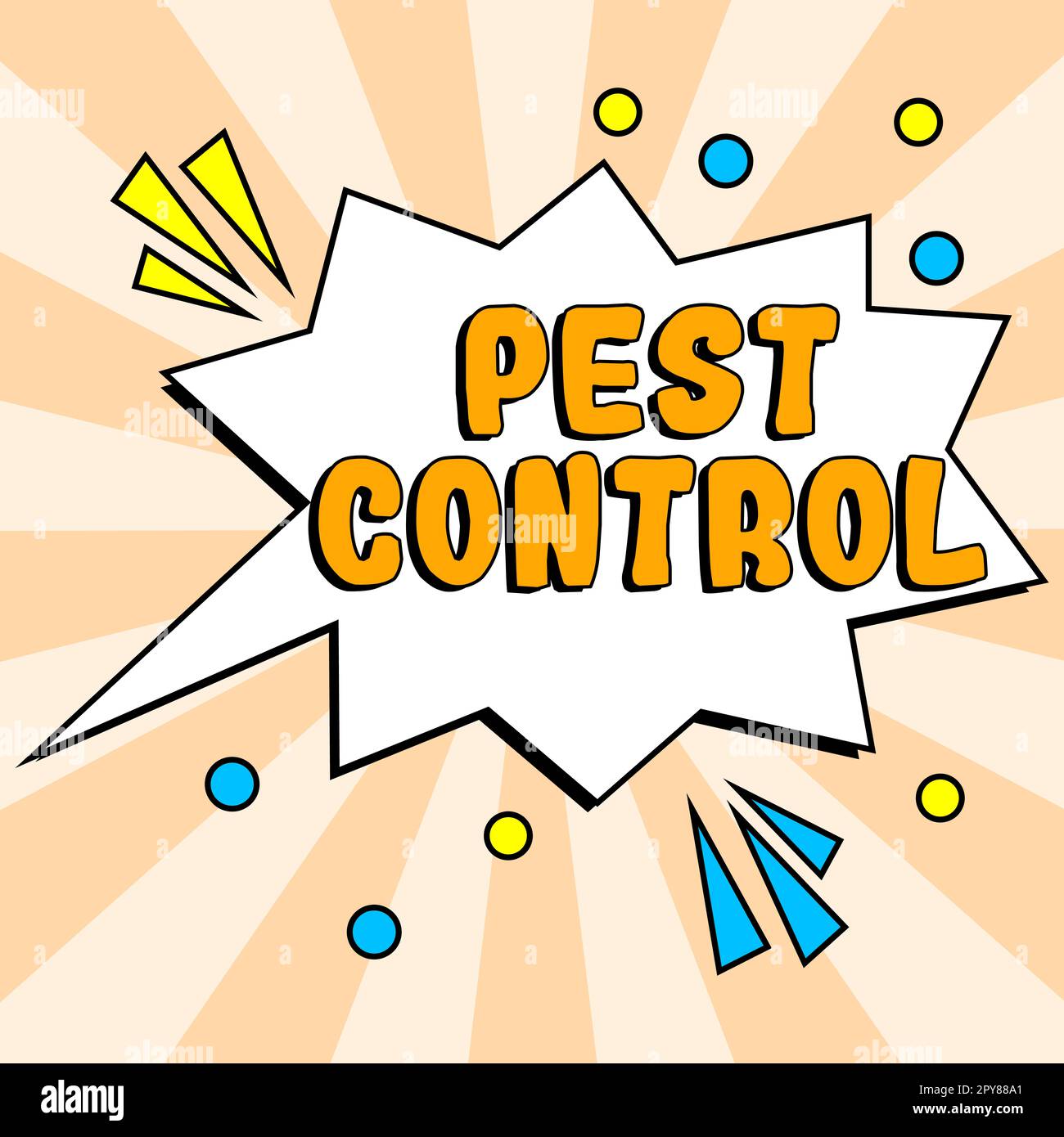 Handwriting text Pest Control. Business overview Killing destructive ...