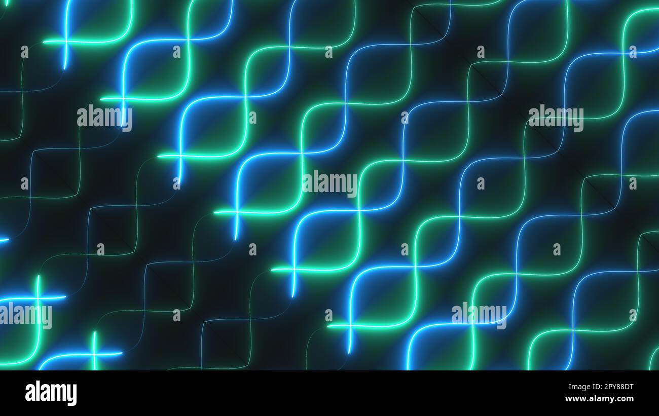 Retro blue light lines animated hi-res stock photography and images - Alamy