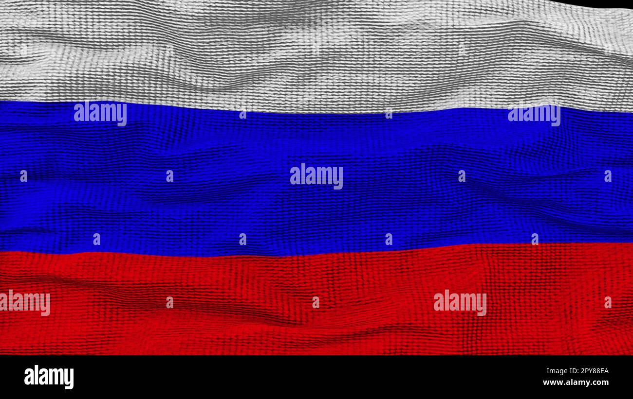 Waving flag of Russia Stock Photo - Alamy