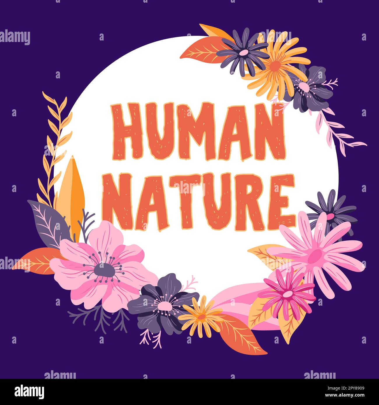 Text showing inspiration Human Nature. Business concept psychological ...