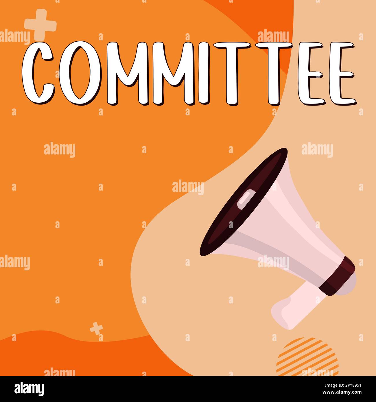 Text showing inspiration Committee. Concept meaning Group of people ...