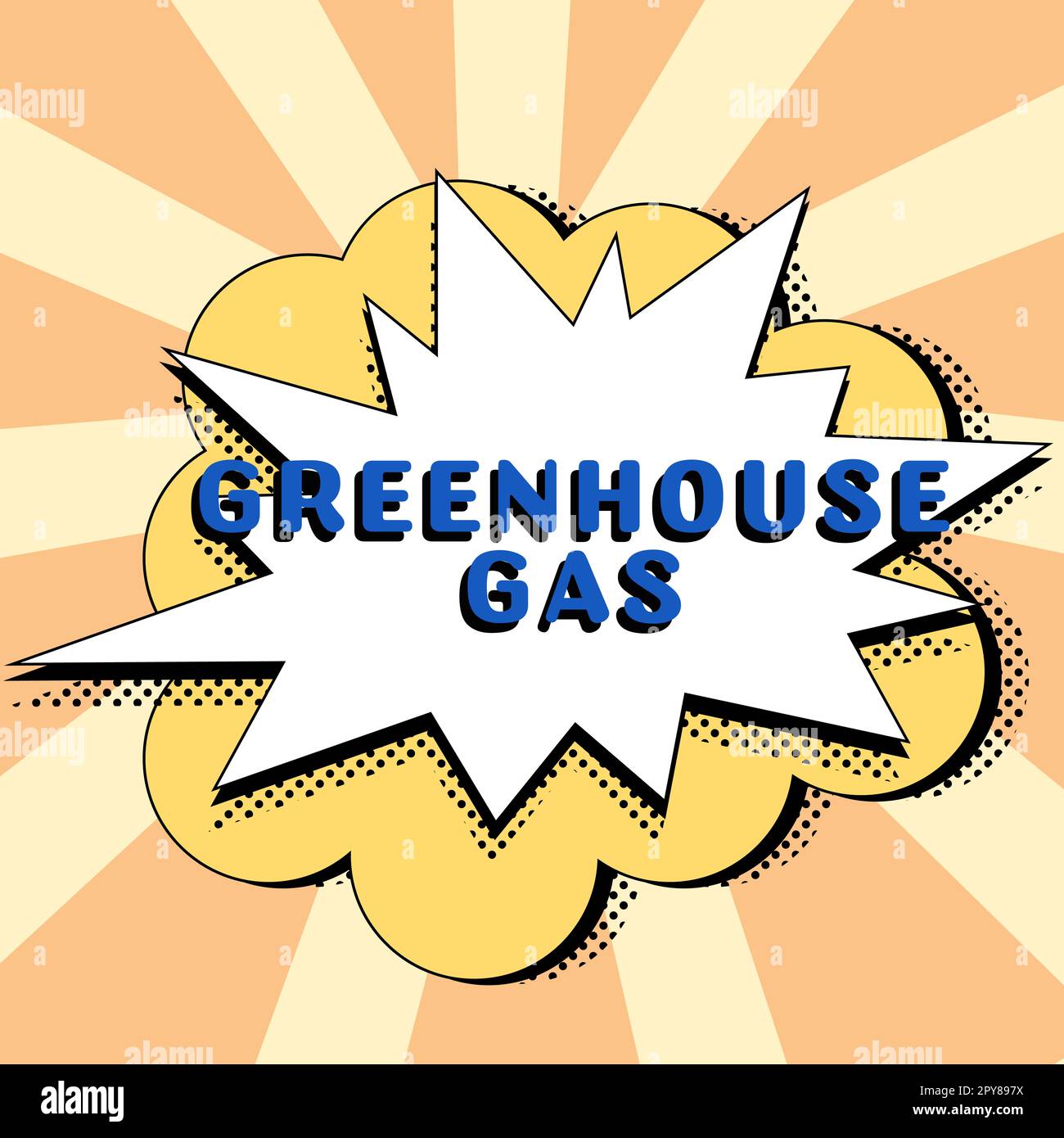 Handwriting text Greenhouse Gas. Conceptual photo carbon dioxide ...