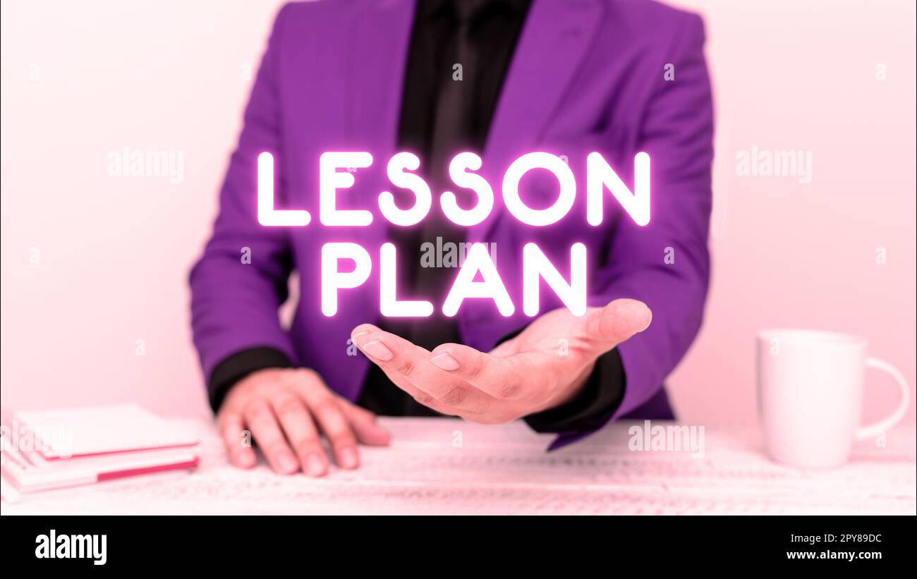 Conceptual display Lesson Plan. Business overview a teacher's detailed ...