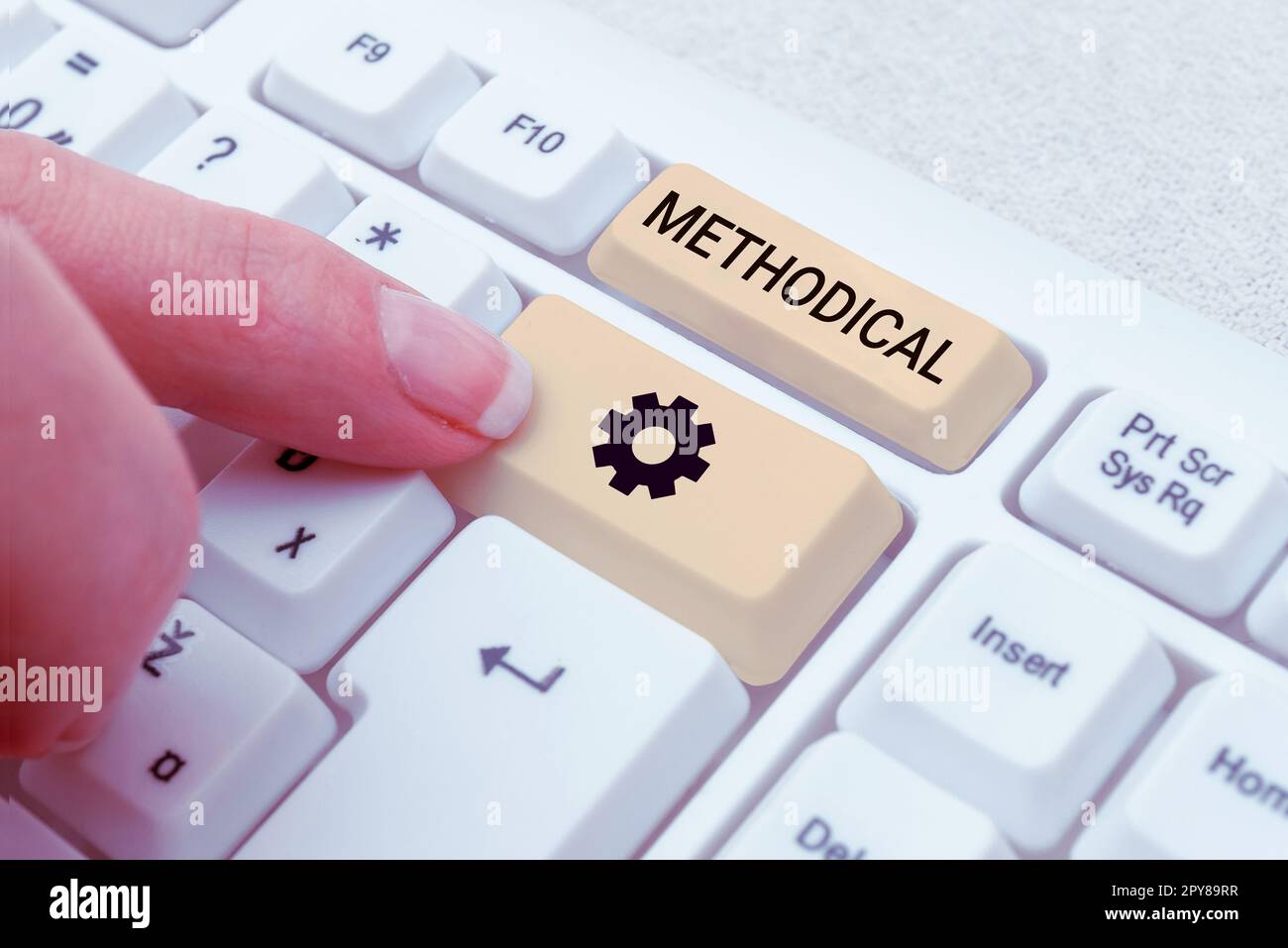 Hand writing sign Methodical. Business showcase System of Methods used ...