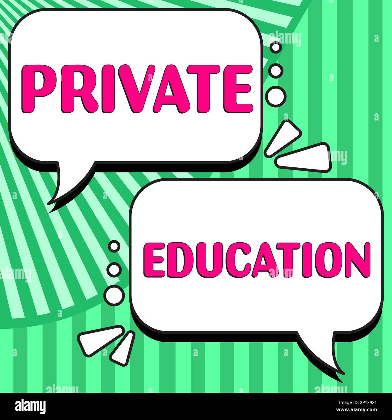 Sign displaying Private Education. Business idea Belonging for use ...