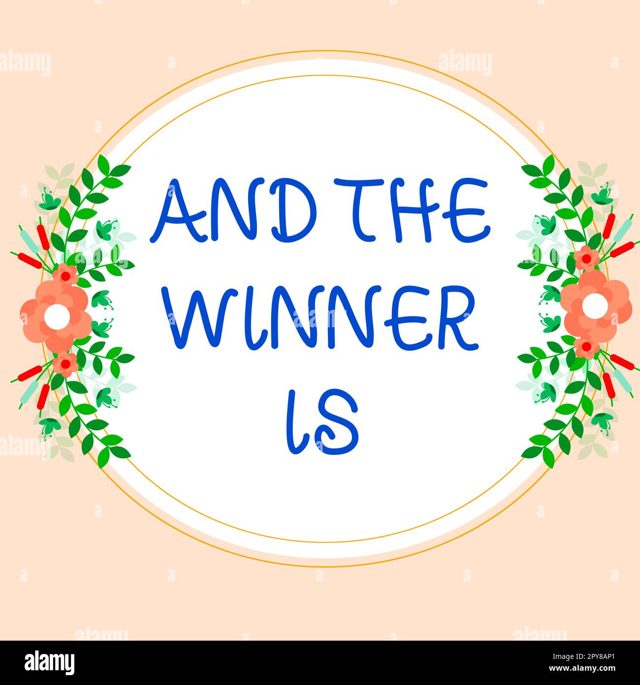 Inspiration showing sign And The Winner Is. Word Written on written ...