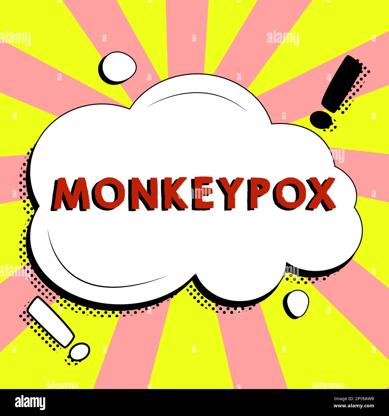 Hand writing sign Monkeypox. Business approach poxvirus of Africa ...