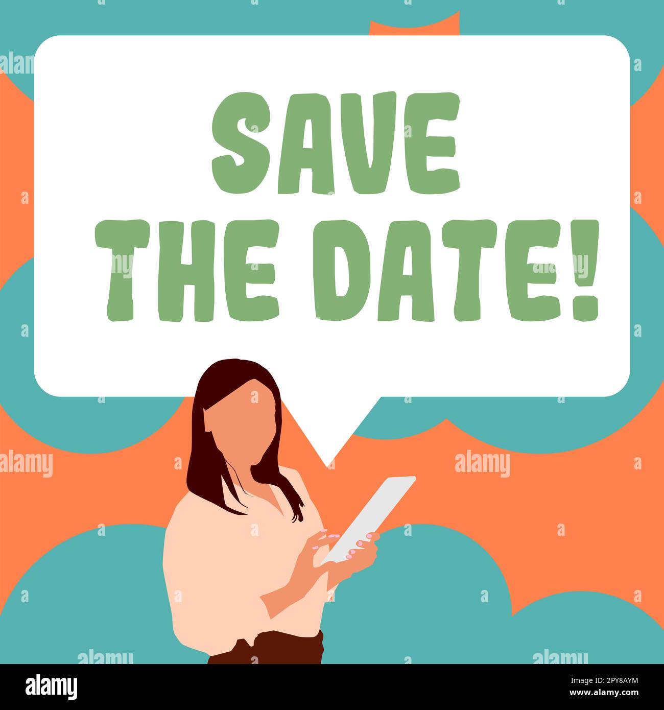 Inspiration showing sign Save The Date. Business approach Remembering the schedule Mark the ...