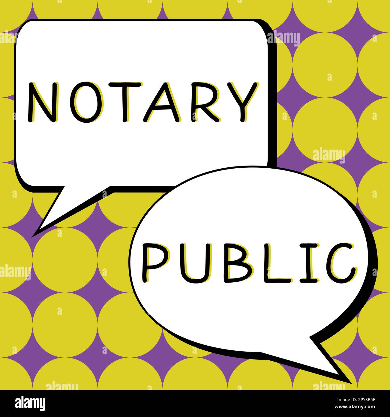 Writing displaying text Notary Public. Concept meaning Legality ...