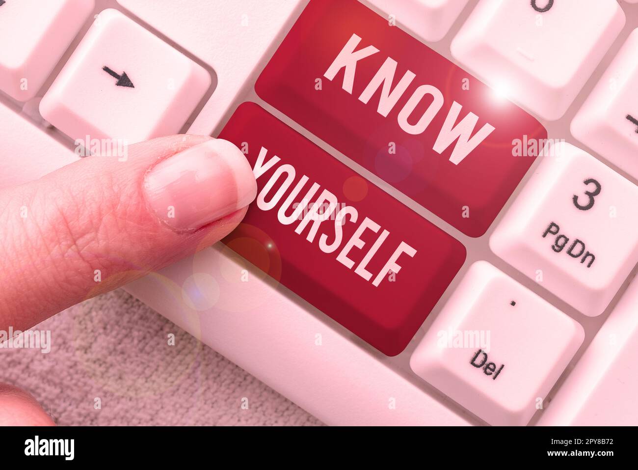 Conceptual display Know Yourself. Word for Find You Understanding ...