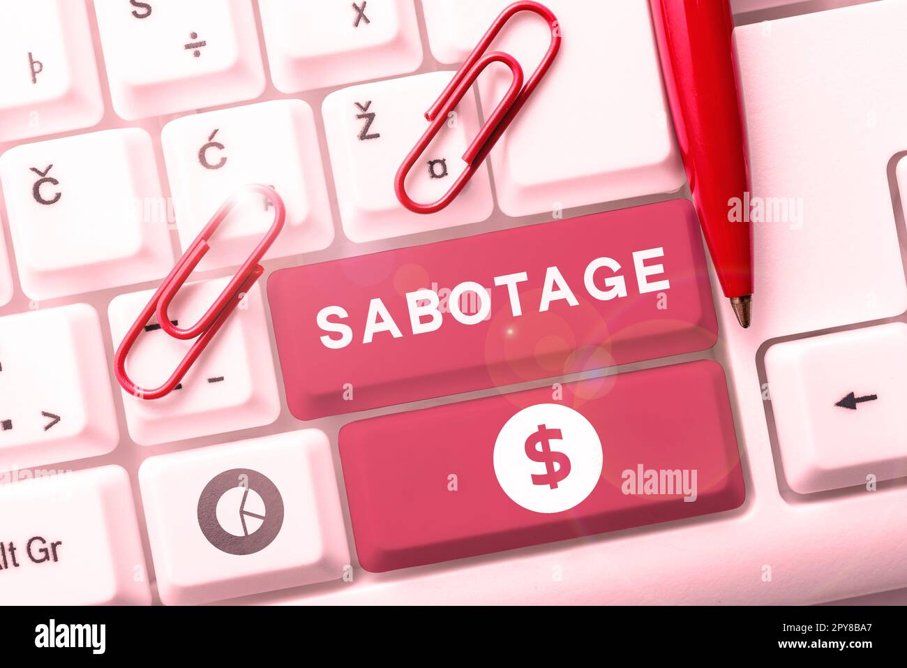 Text sign showing Sabotage. Business showcase destruction of an ...