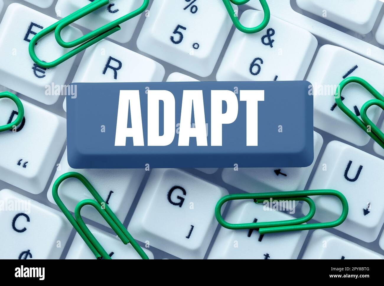 Handwriting text Adapt. Word Written on Make suitable for a new use or ...