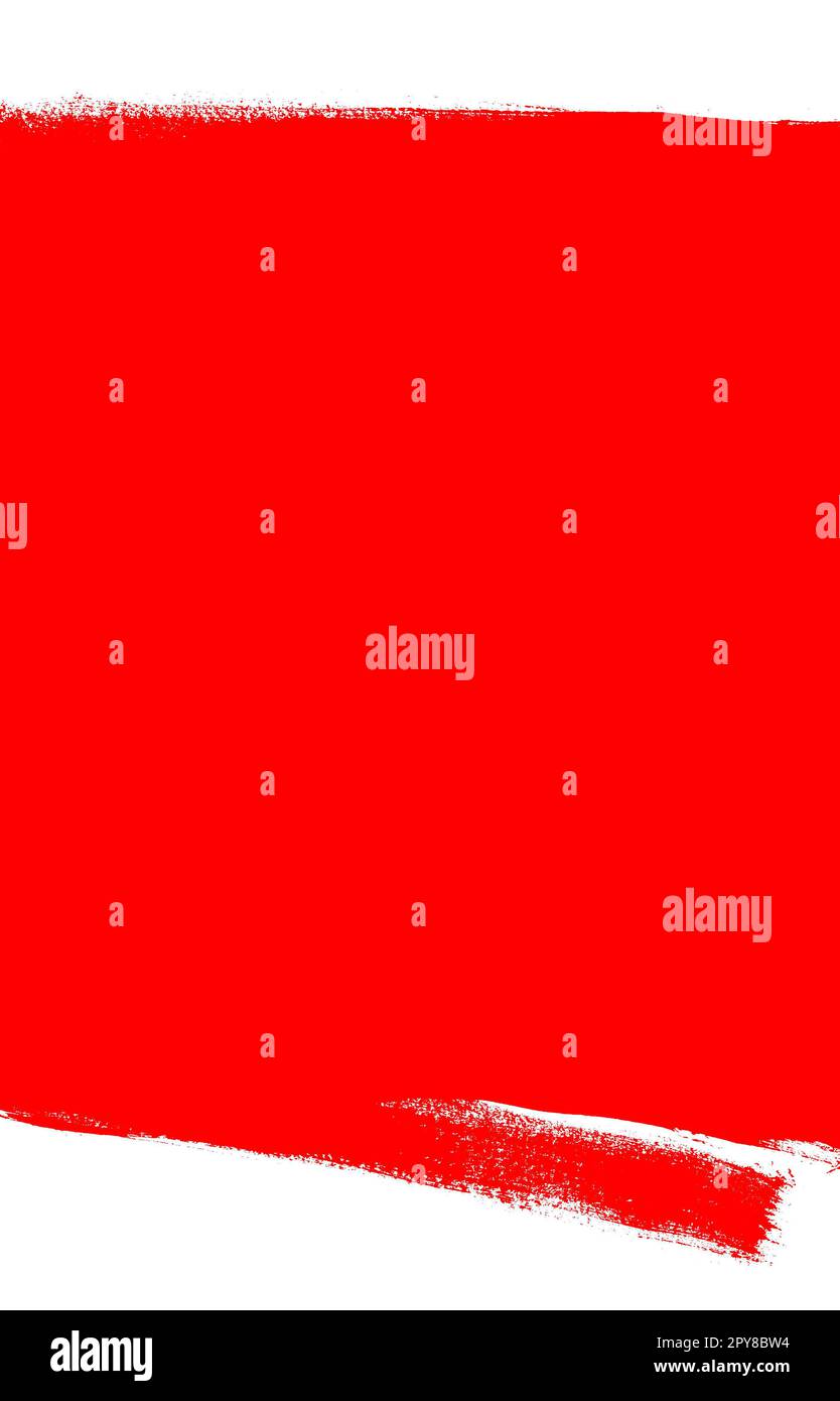 Hand painted red wall border hi-res stock photography and images - Alamy