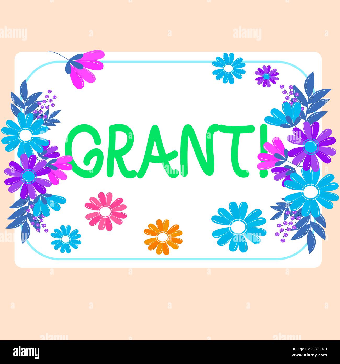 Hand writing sign Grant. Conceptual photo Money given by an ...