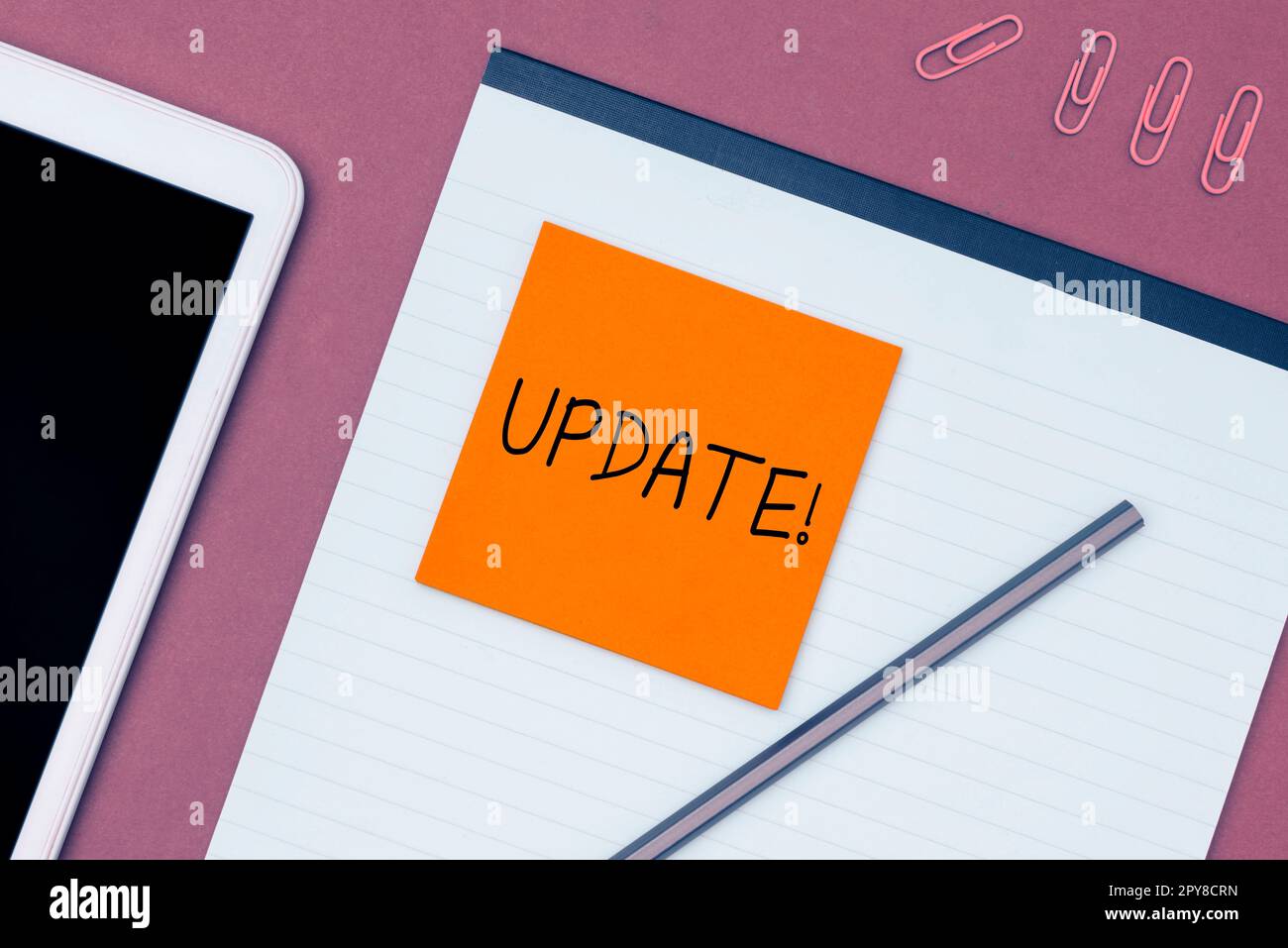 Conceptual display Update. Business showcase Make something more modern ...