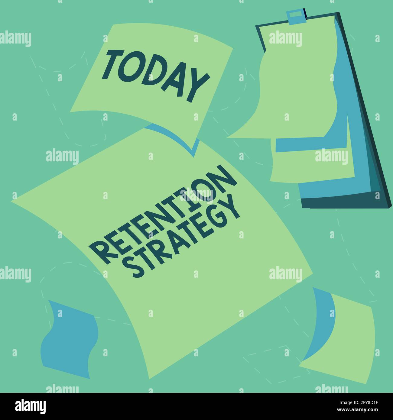 Text showing inspiration Retention Strategy. Business idea activities ...