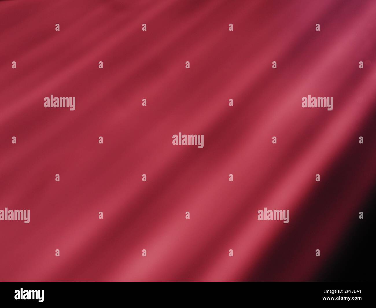 Diagonal rays of light on a red pink or burgundy background. Blurred ...