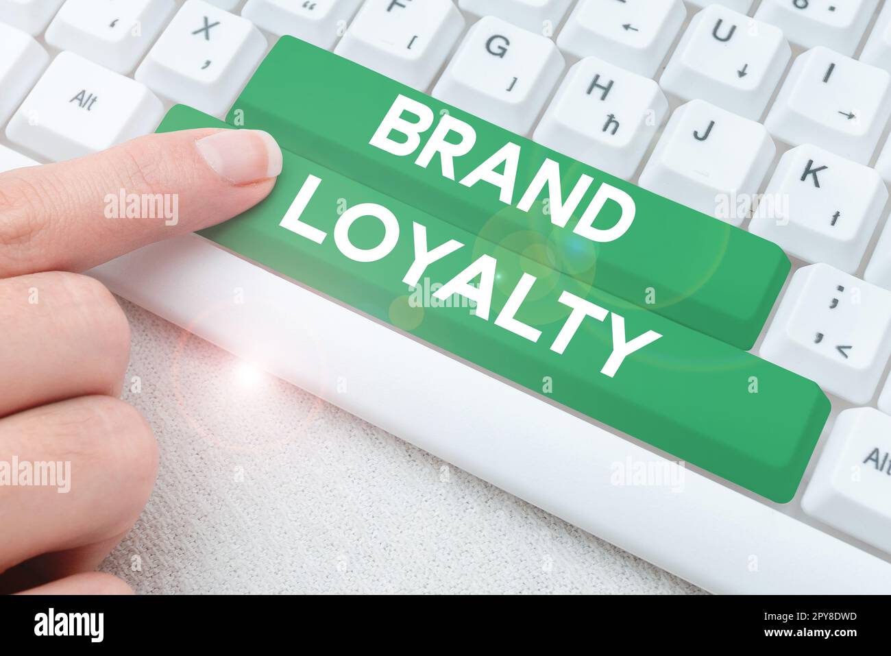 Conceptual display Brand Loyalty. Business idea Repeat Purchase ...