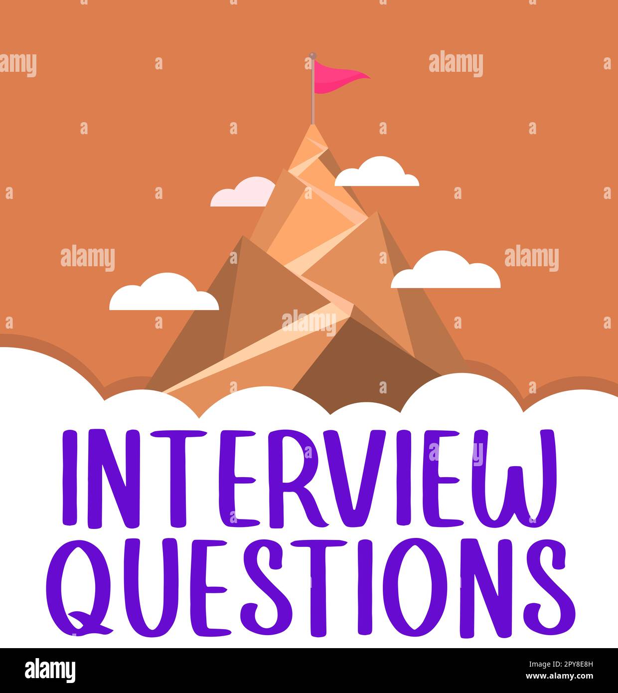 Sign displaying Interview Questions. Business concept Typical topic ...