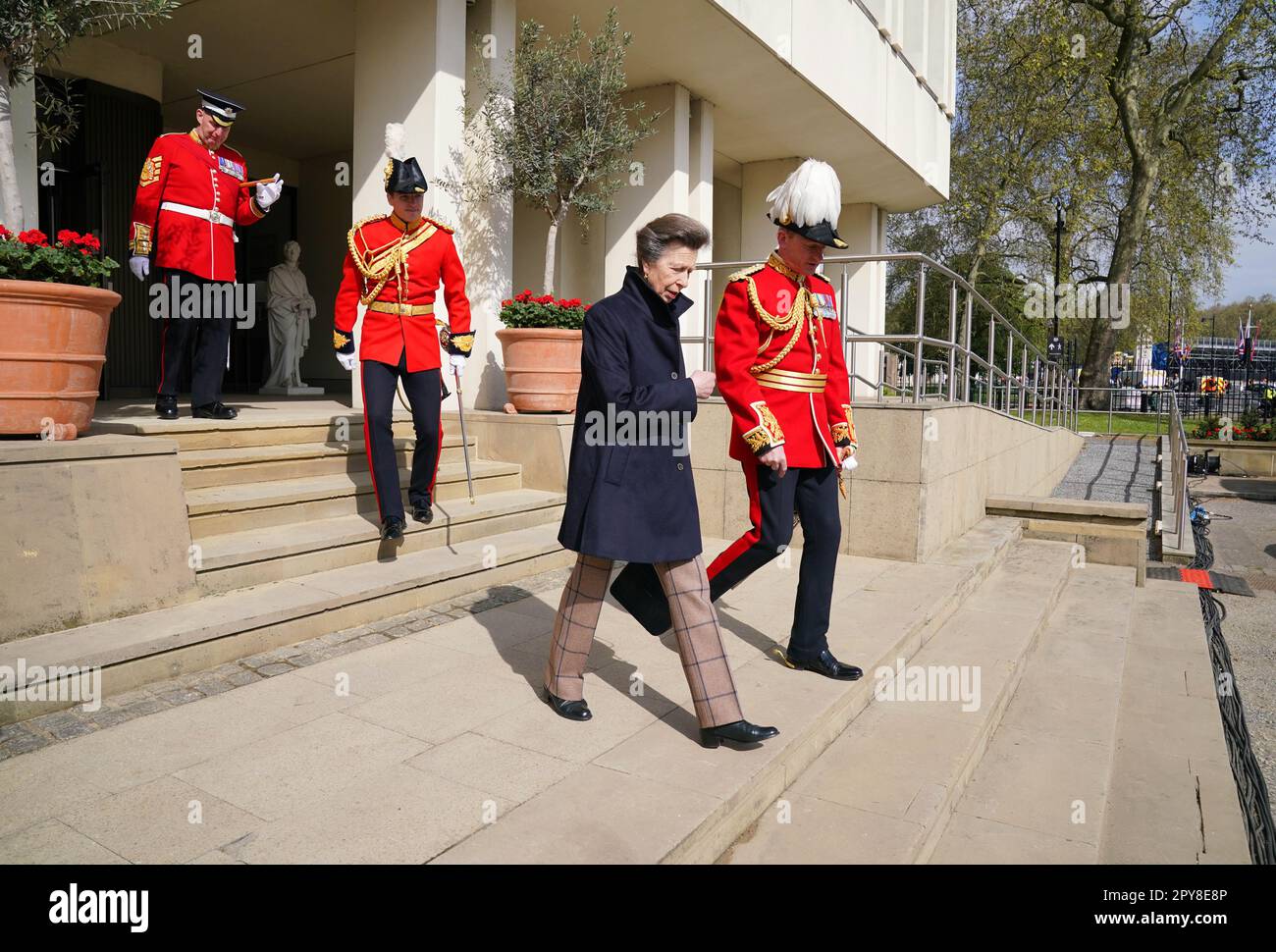 The Princess Royal, as Colonel of The Blues and Royals (Royal Horse ...