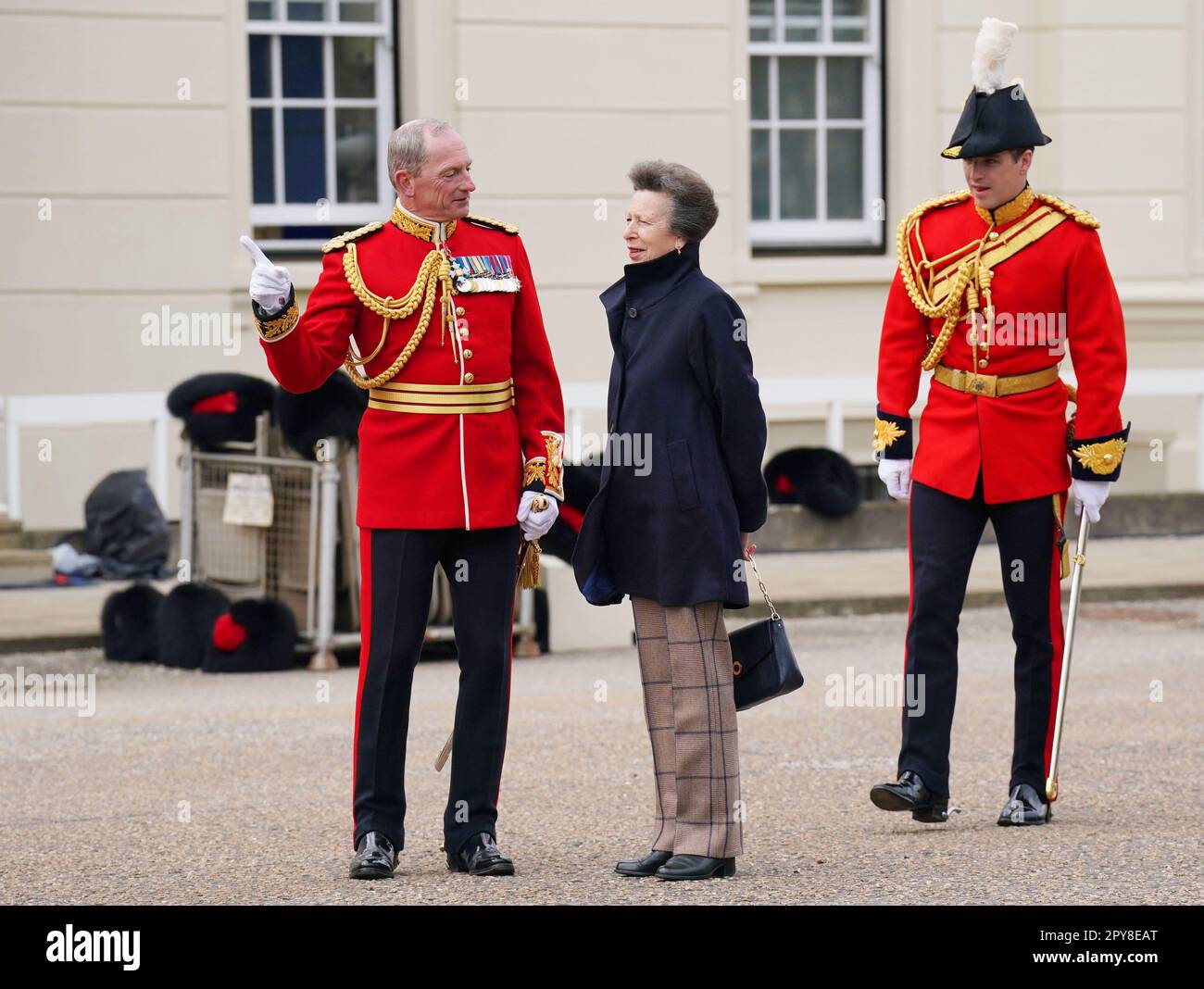 The Princess Royal, as Colonel of The Blues and Royals (Royal Horse ...