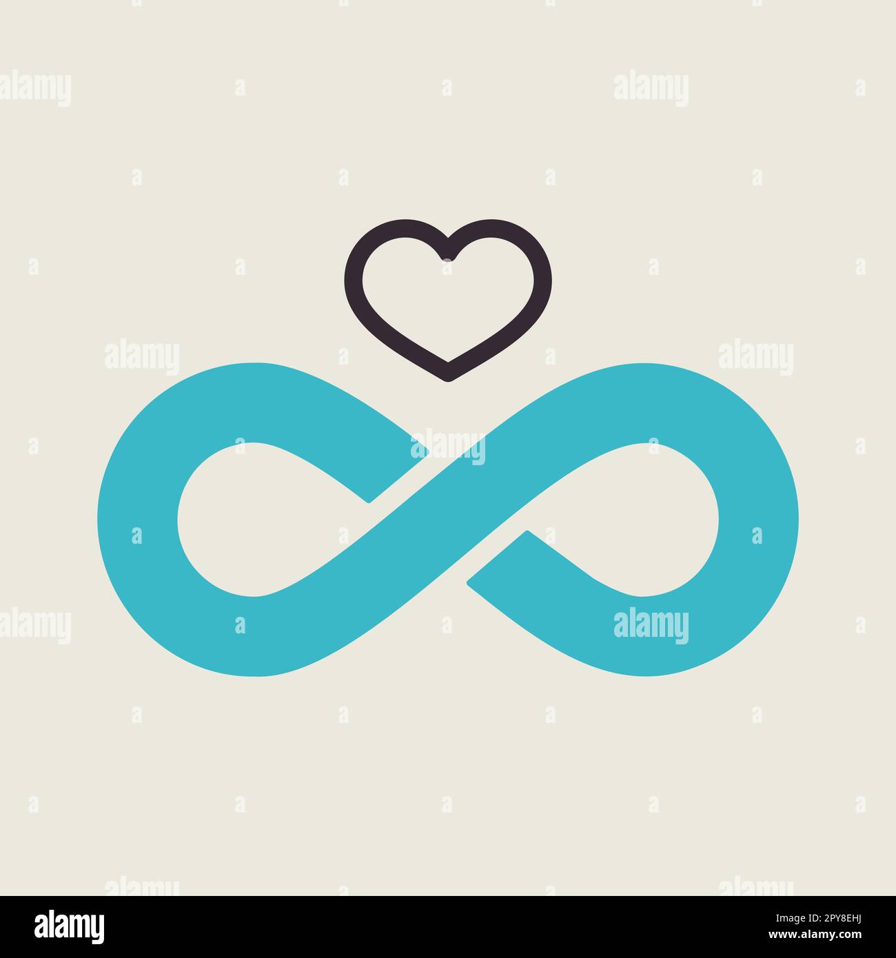 Eternal romance Stock Vector Images - Alamy