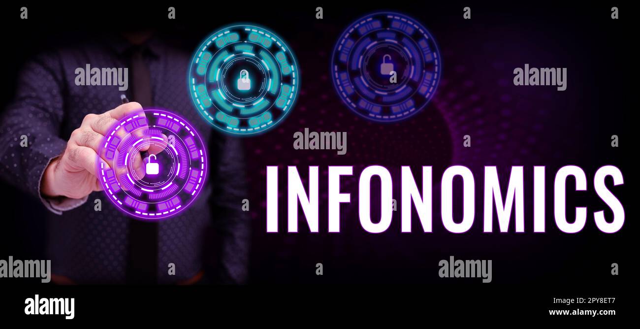 Inspiration showing sign Infonomics. Internet Concept visual image used ...