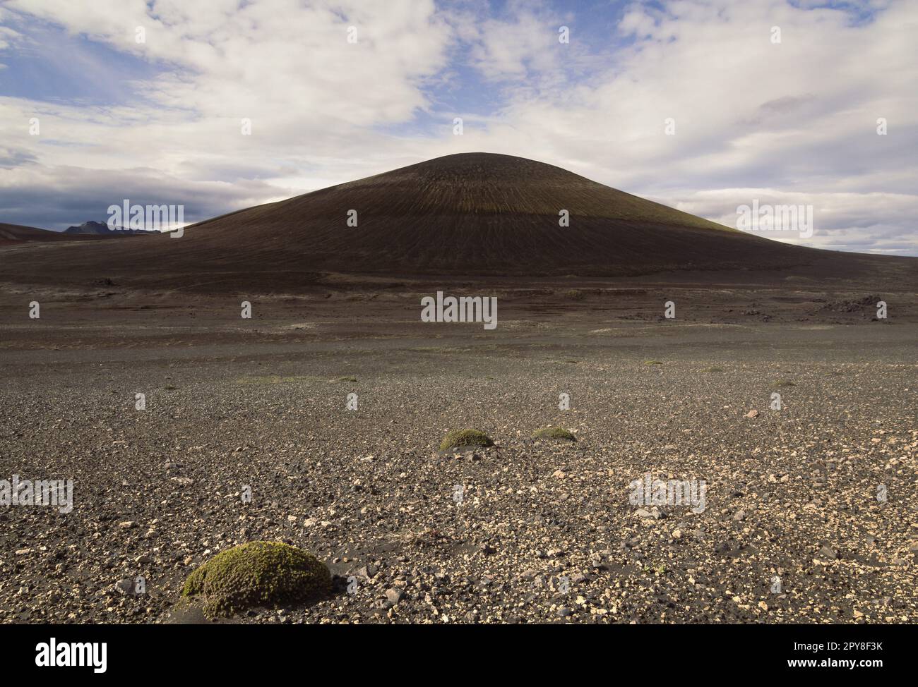 Empty desert in mountain bottom landscape photo Stock Photo - Alamy