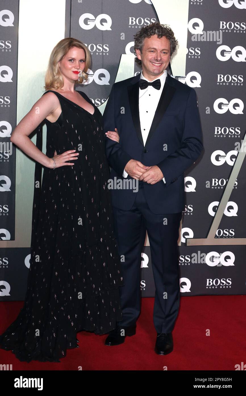 Michael Sheen and Anna Lundberg attend the GQ Men Of The Year Awards ...