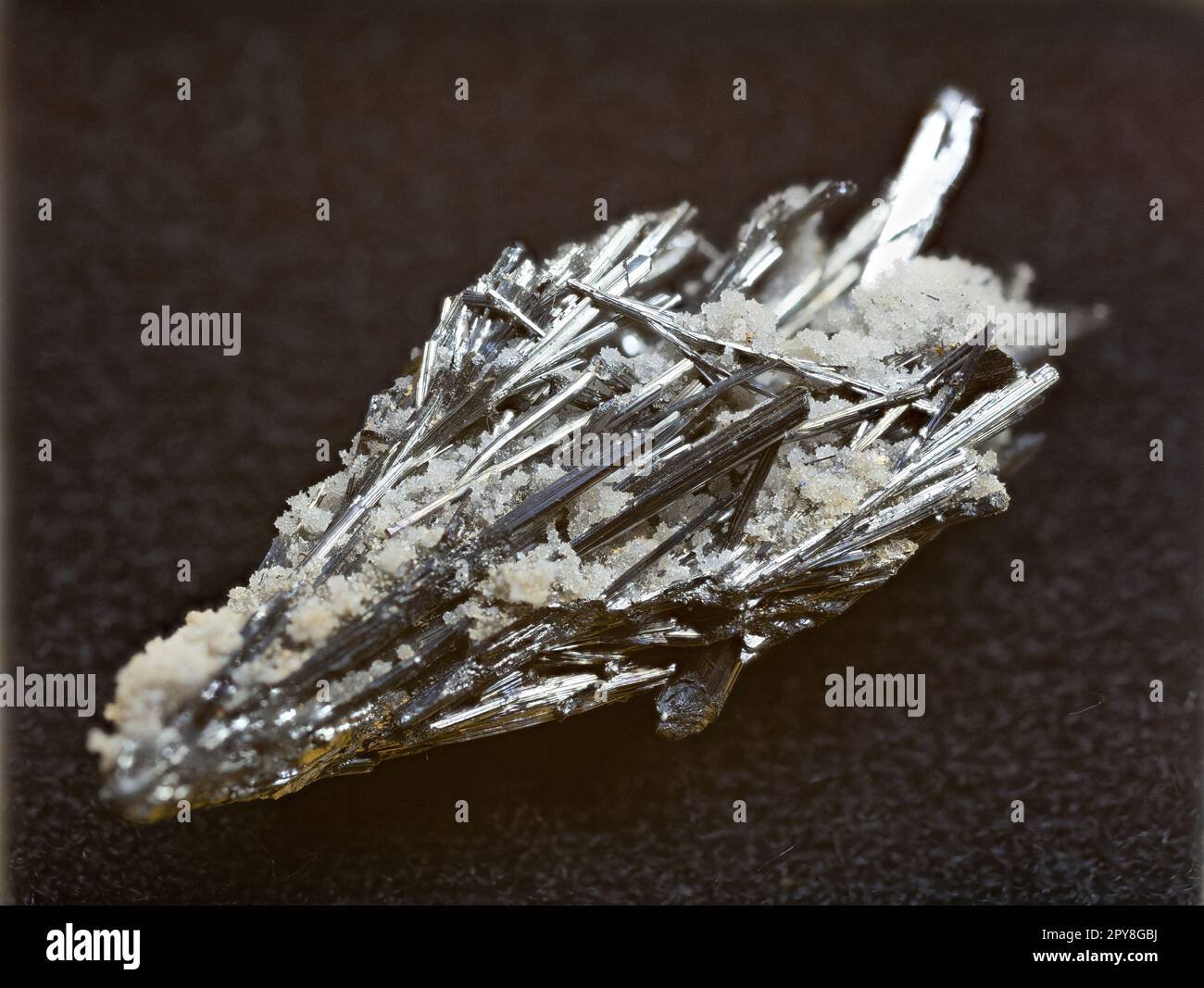 Antimonite crystals needles in hi-res stock photography and images - Alamy