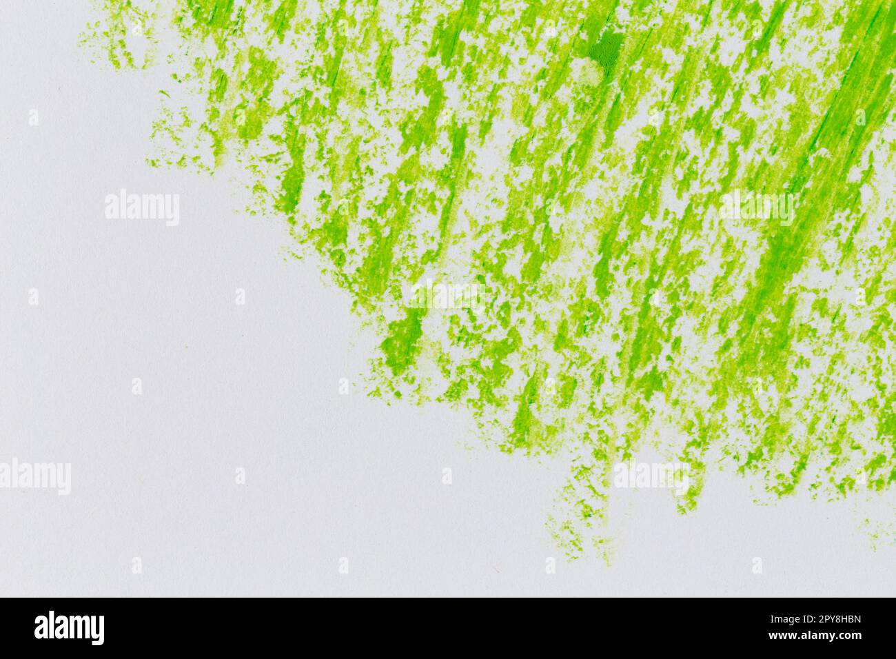 Green color crayon hand drawing texture for background Stock Photo - Alamy