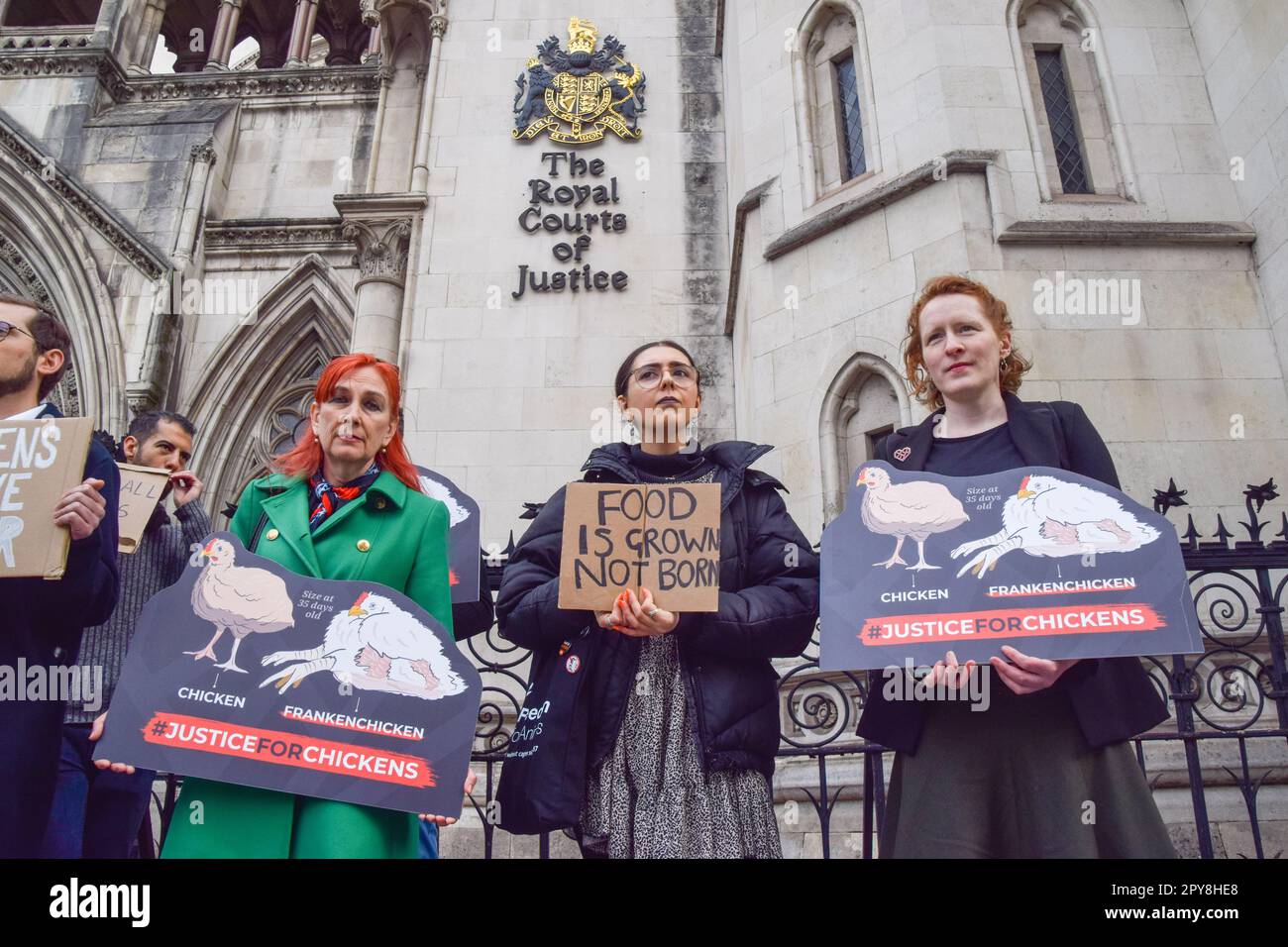 London, England, UK. 3rd May, 2023. Protesters gathered outside the ...