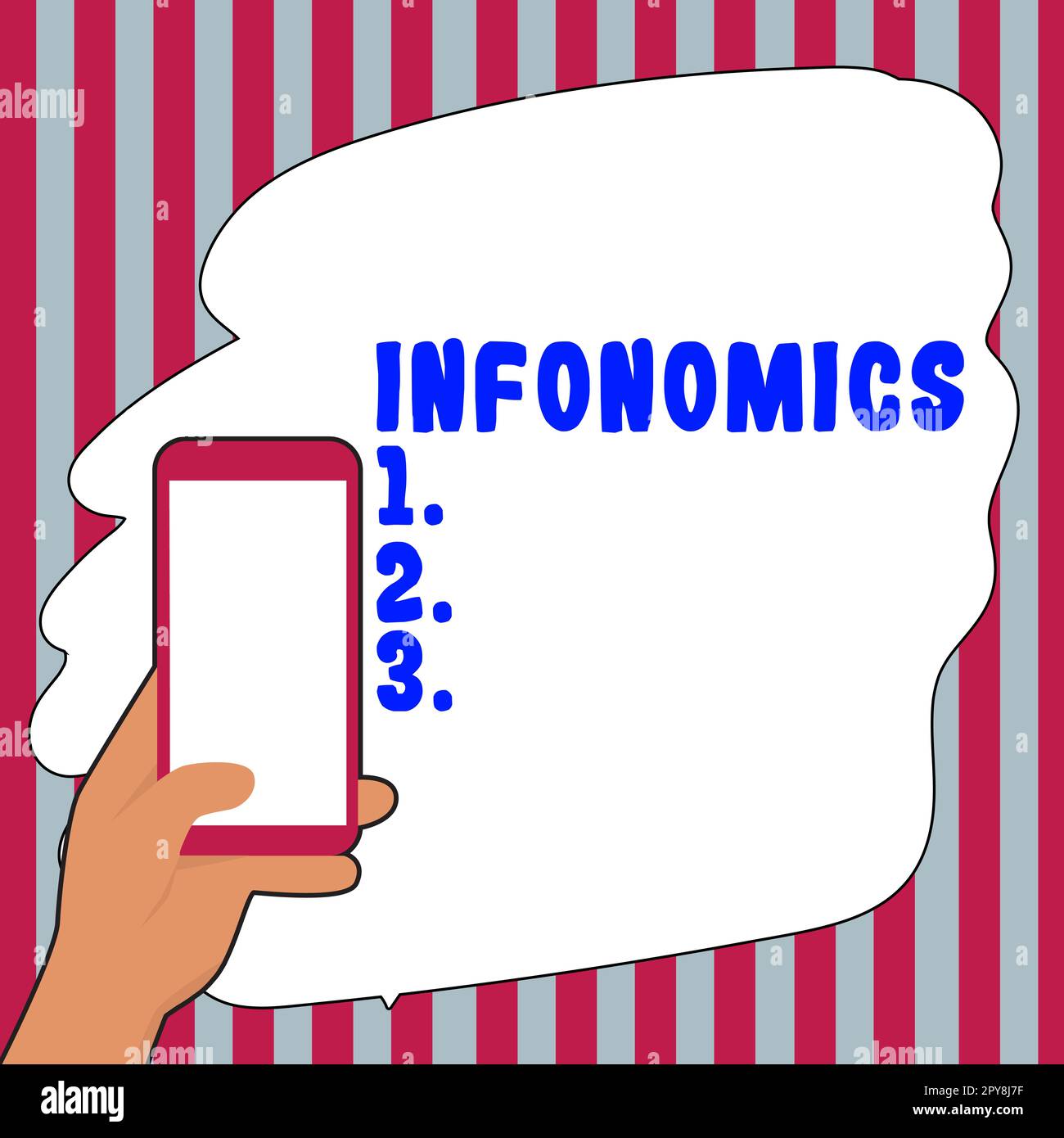 Conceptual caption Infonomics. Conceptual photo visual image used to ...