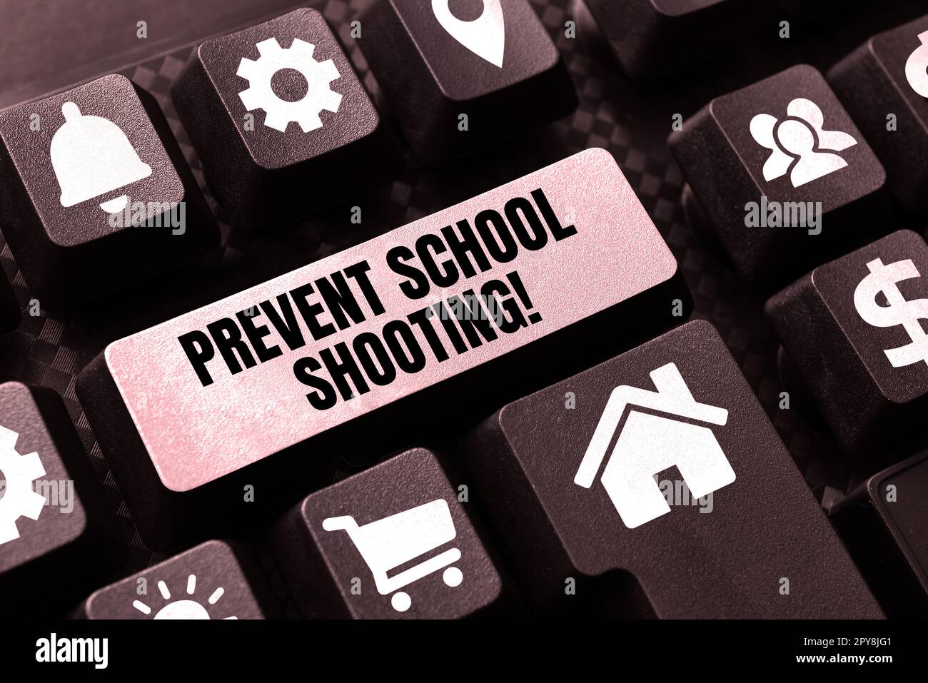 Inspiration showing sign Prevent School Shooting. Business showcase ...