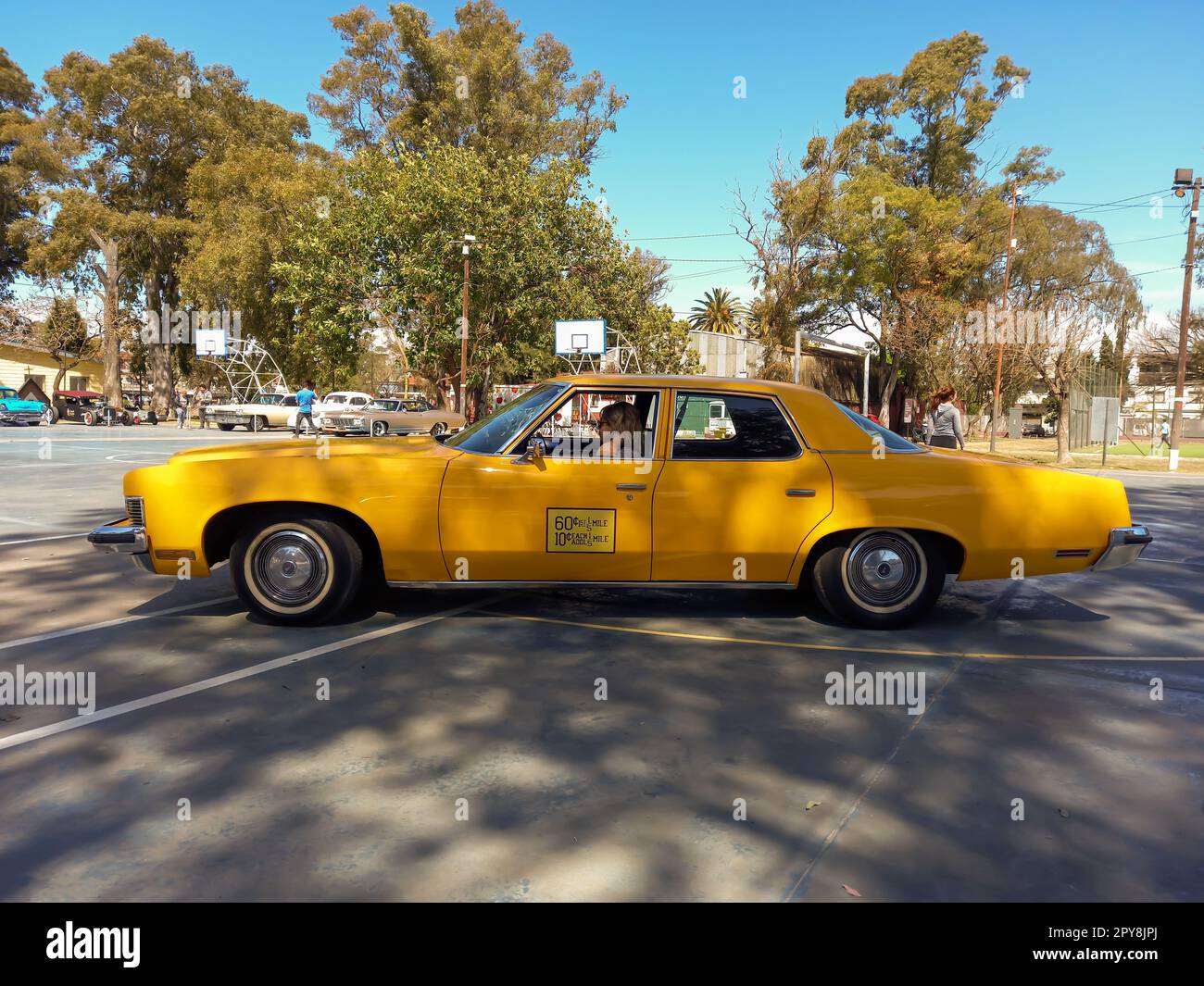 Lanus, Argentina - Sept 24, 2022: Old 1973 Pontiac Catalina 400 four ...
