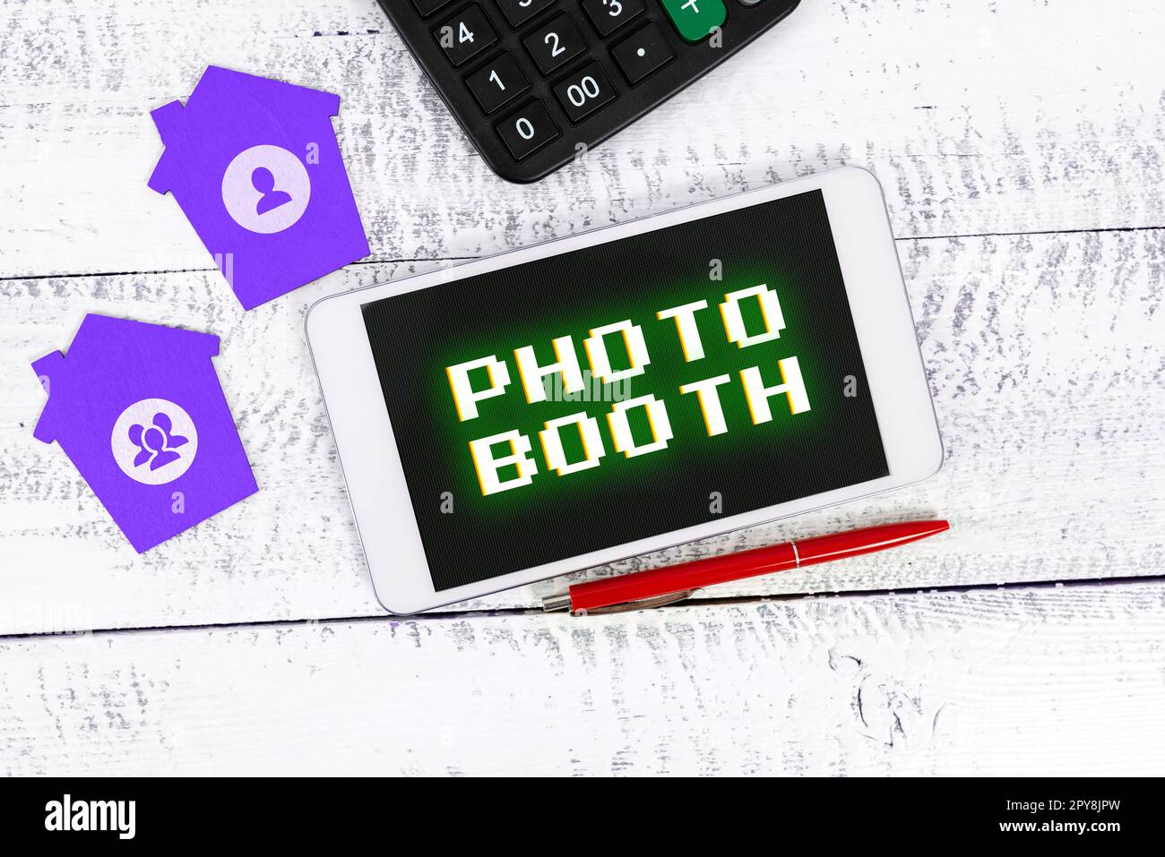 Writing displaying text Photo Booth. Business approach form of photo ...