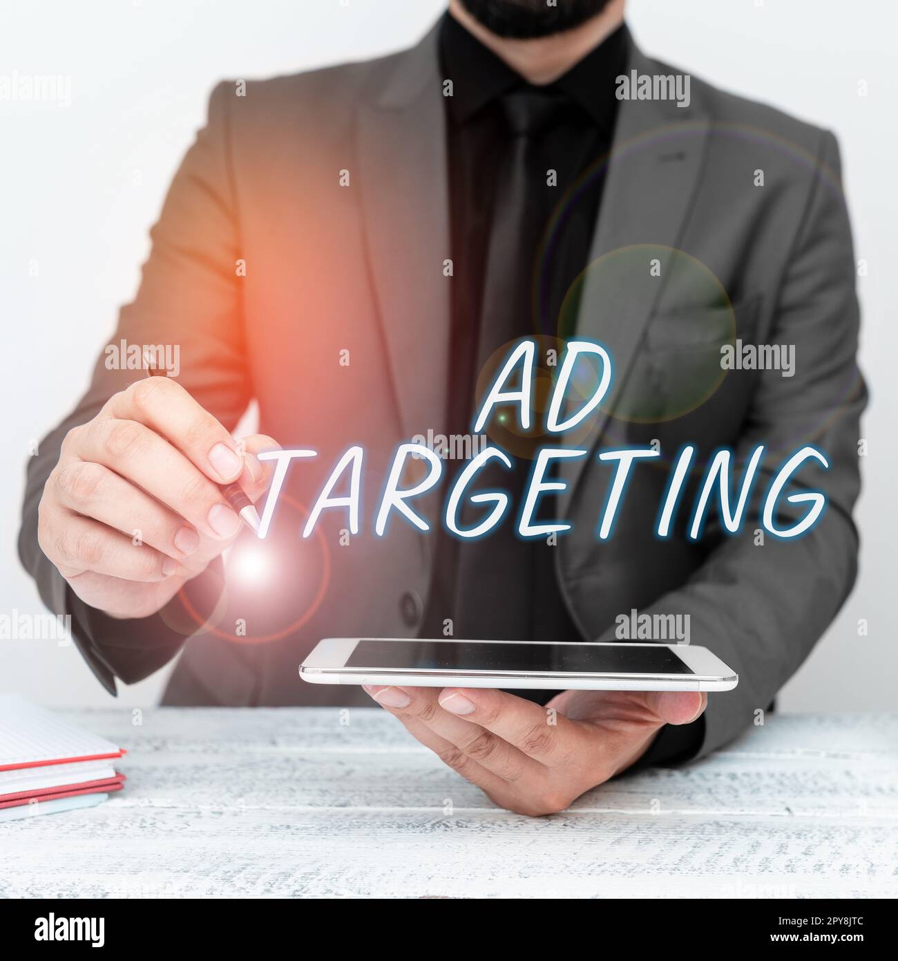 Handwriting text Ad Targeting. Word for target the most receptive ...