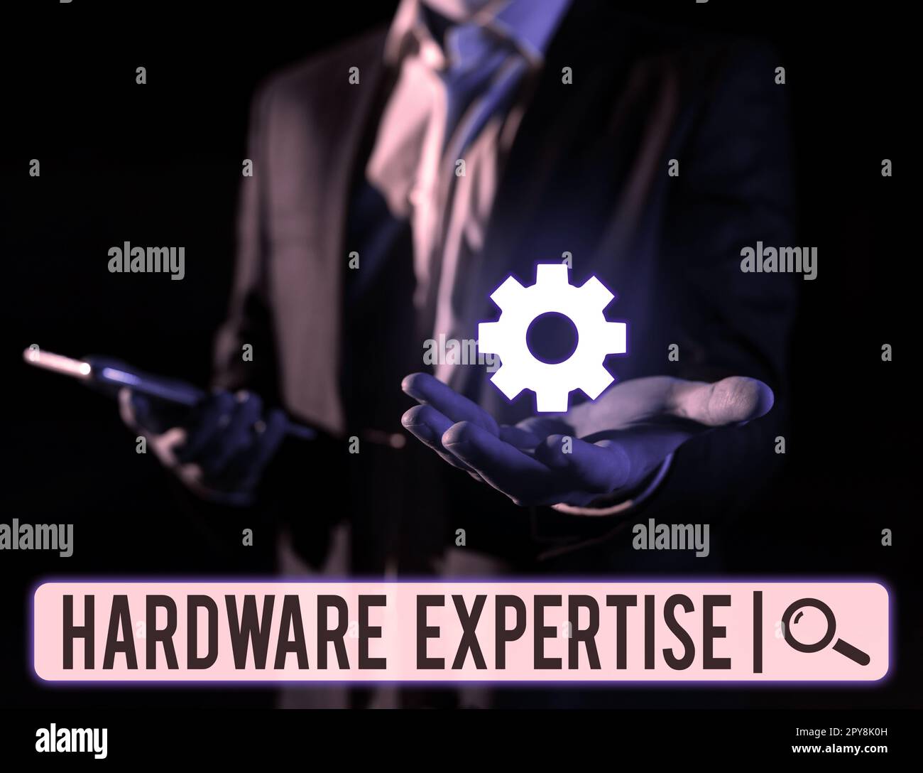 Hand writing sign Hardware Expertise. Internet Concept machines and ...