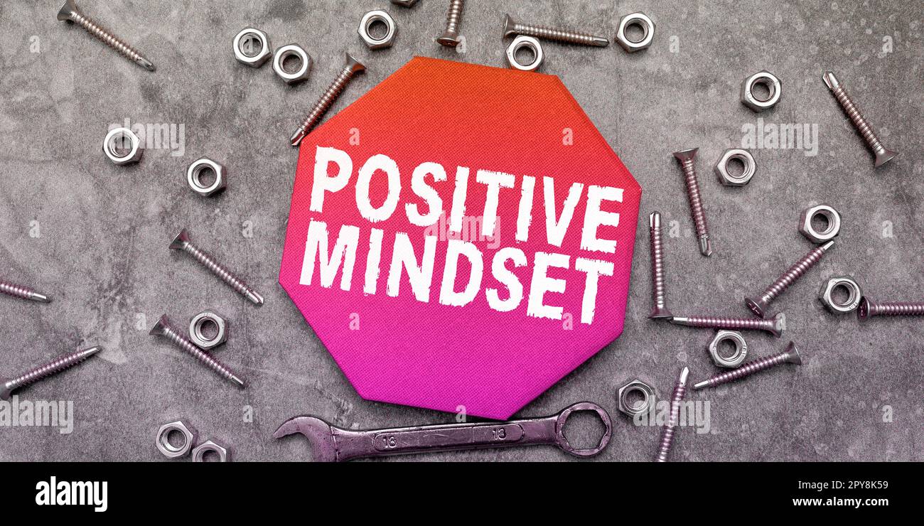 Inspiration showing sign Positive Mindset. Internet Concept mental and ...