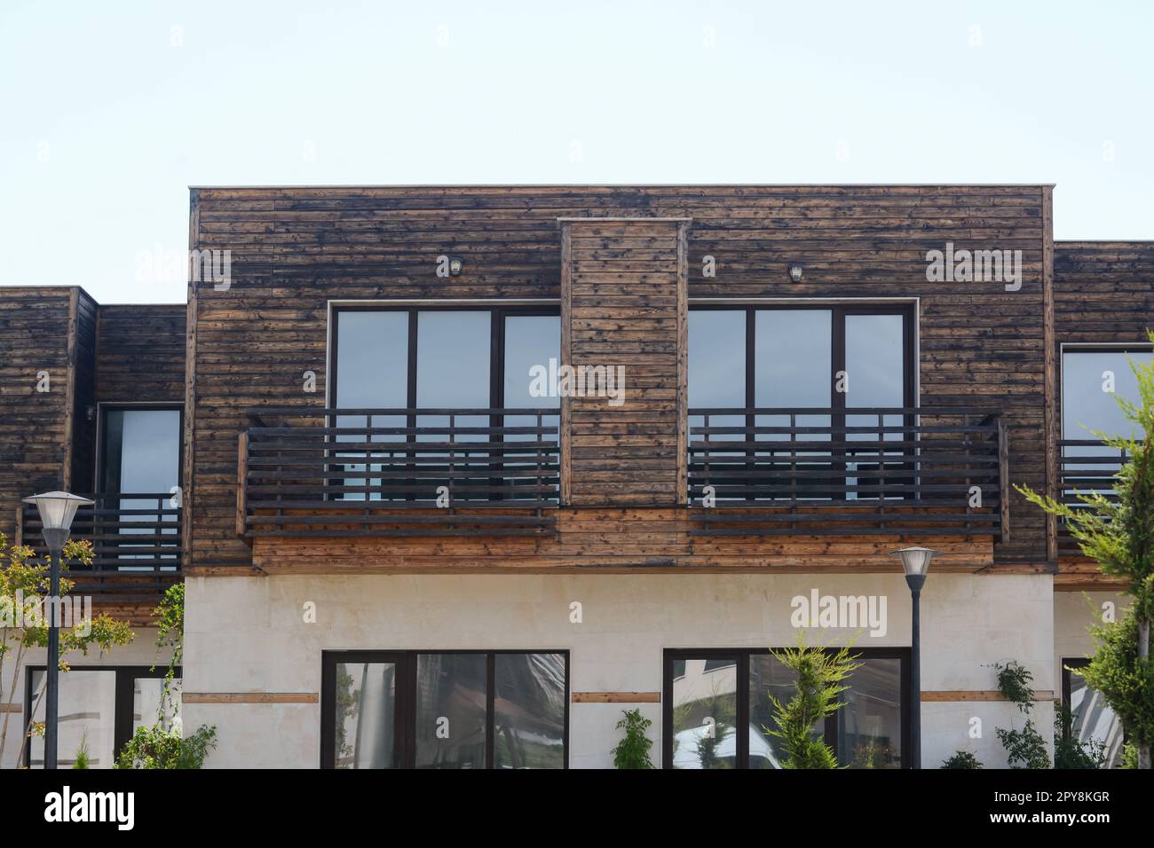Beautiful wooden windows balconies hi-res stock photography and images ...