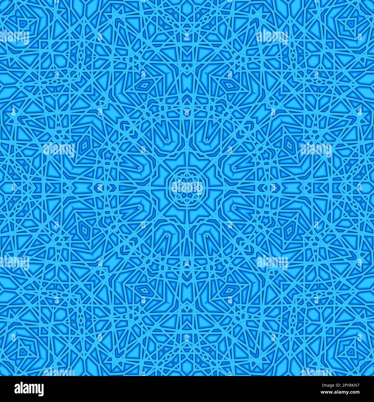 Blue background with abstract pattern Stock Photo - Alamy