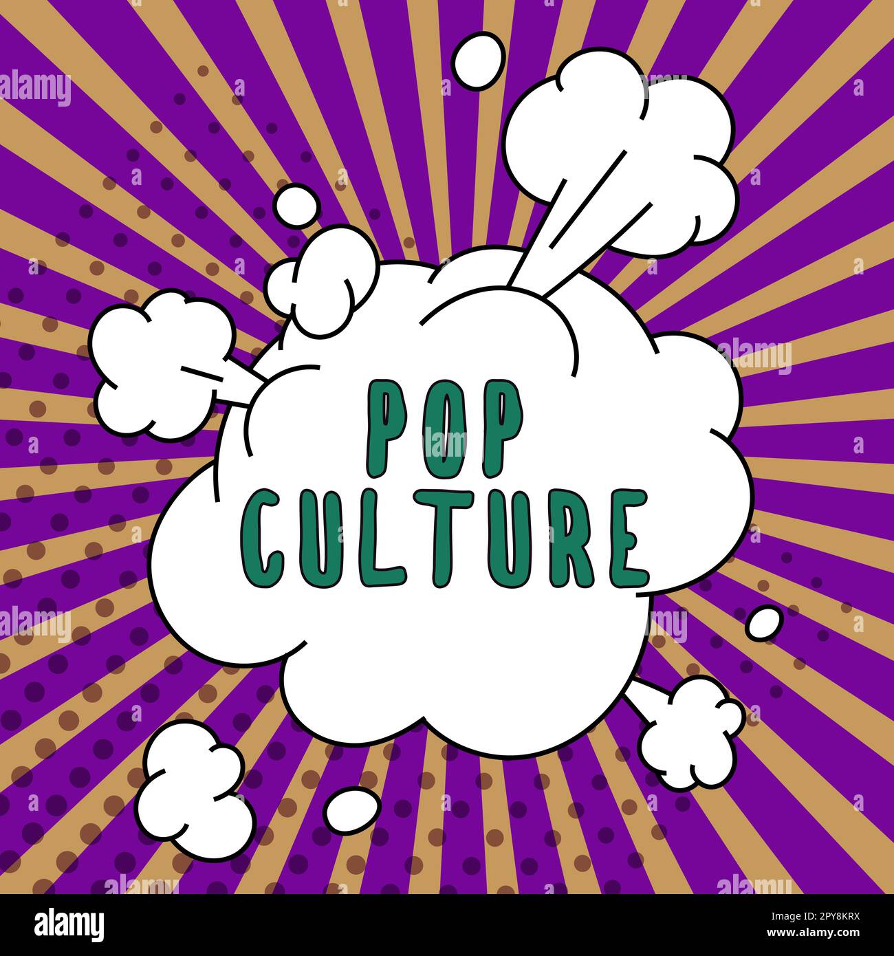 Conceptual display Pop Culture. Internet Concept describes the ...