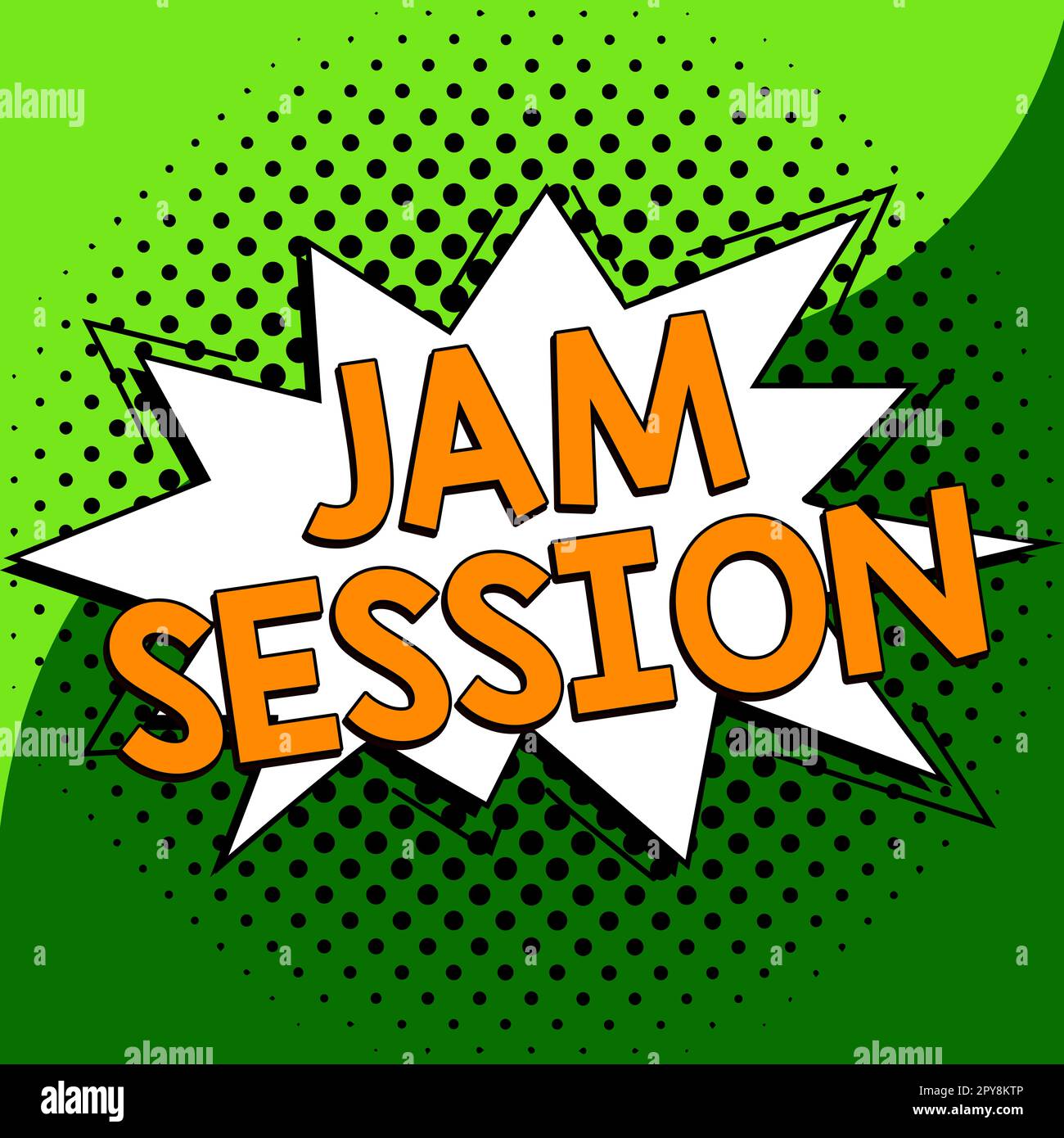 Writing displaying text Jam Session. Internet Concept impromptu ...