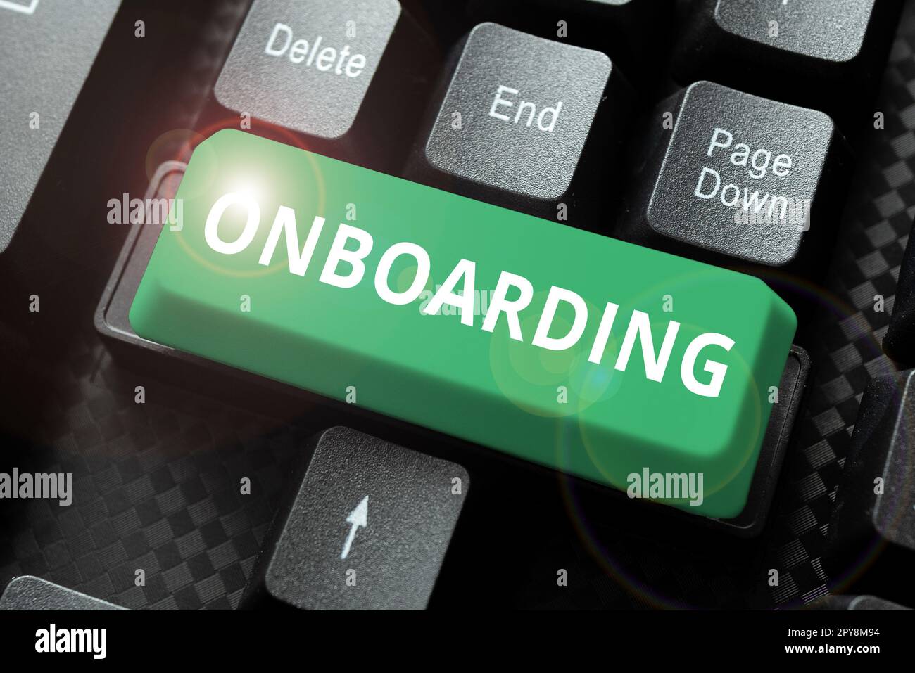 Text sign showing Onboarding. Concept meaning Action Process of ...