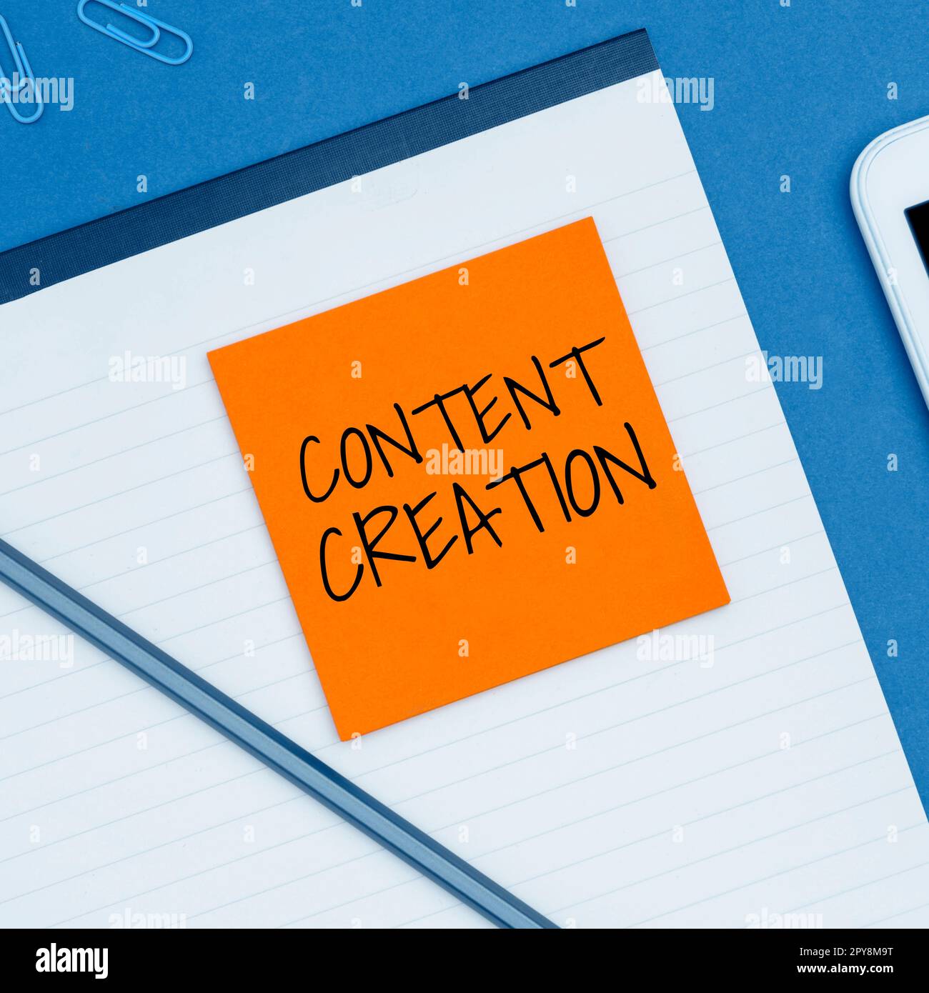 Text caption presenting Content Creation. Word Written on contribution ...