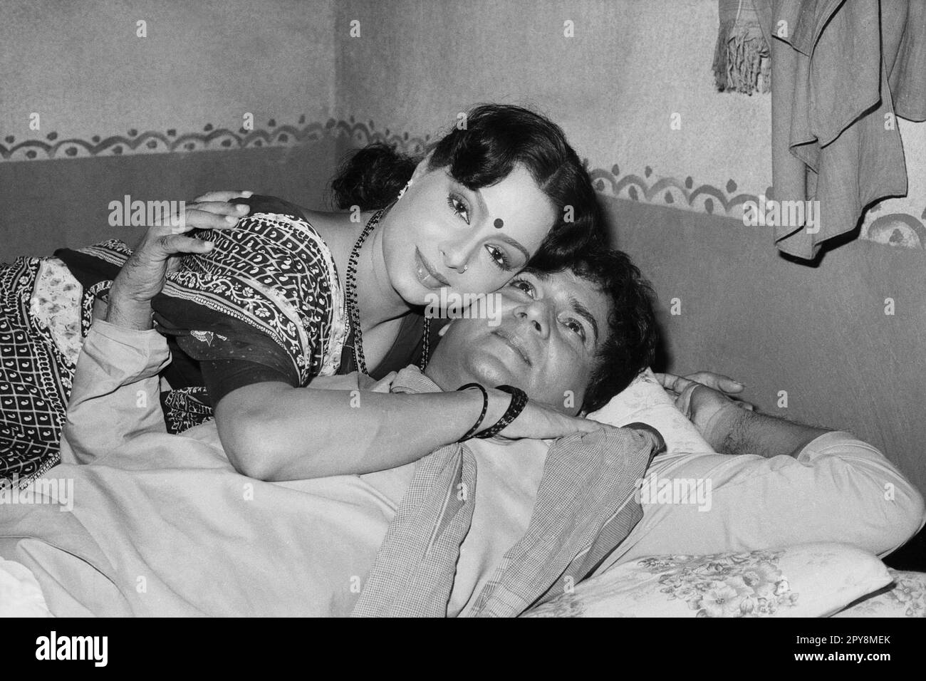 Indian old vintage 1980s black and white bollywood cinema hindi movie ...