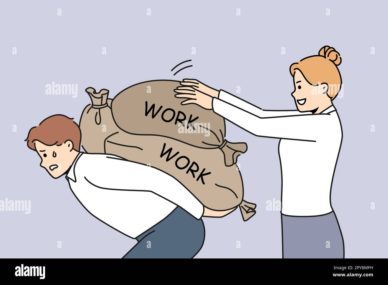 Extra workload hi-res stock photography and images - Alamy