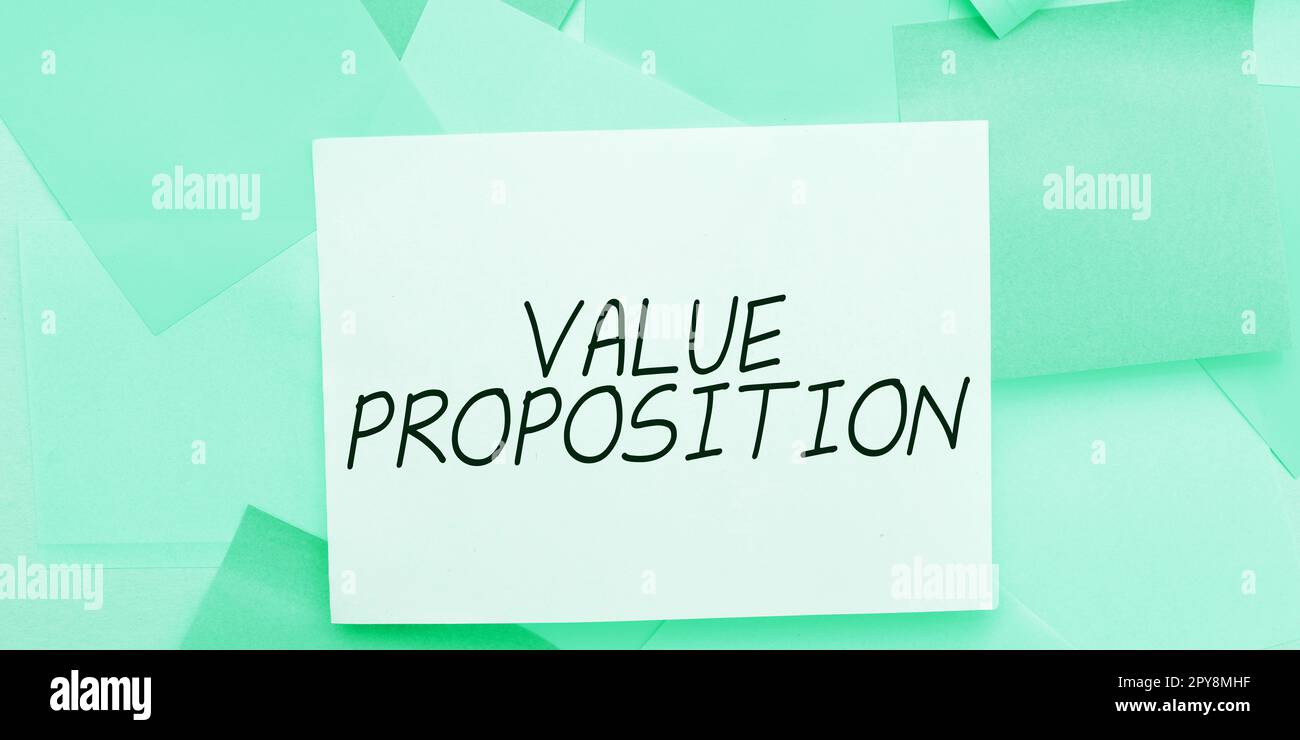 Conceptual caption Value Proposition. Conceptual photo service make ... Conceptual caption Value Proposition. Conceptual photo service make ...