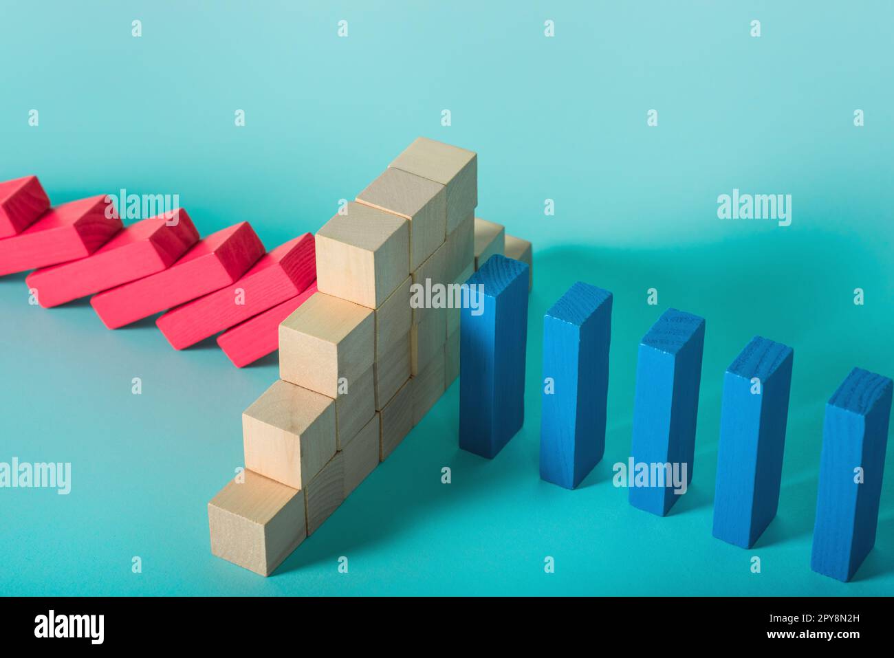 Concept of covid19 coronavirus pandemic with falling chain like a ...
